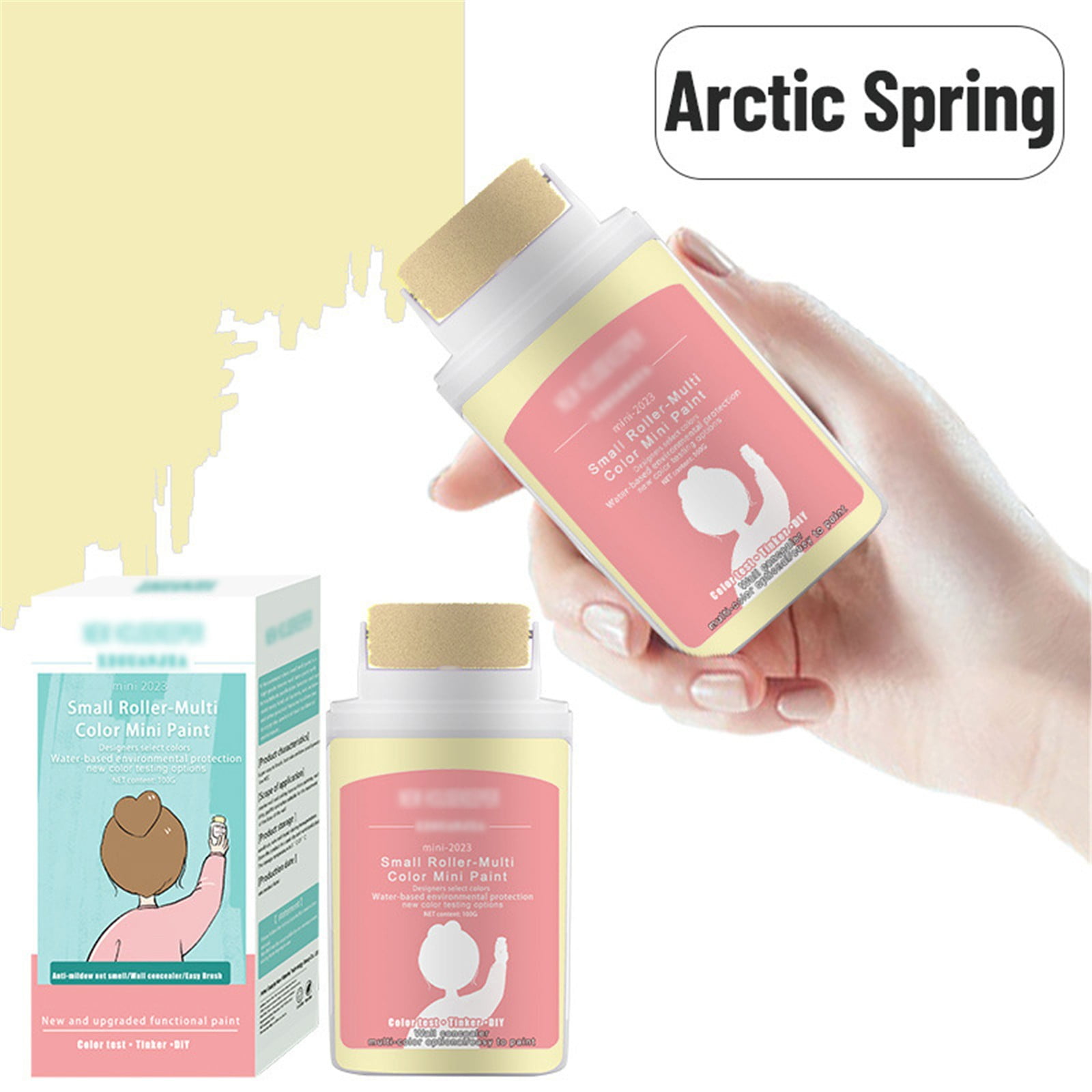 Repair Agent! Small Roller Wall Patching Brush Wall Paste Roller Tool ...