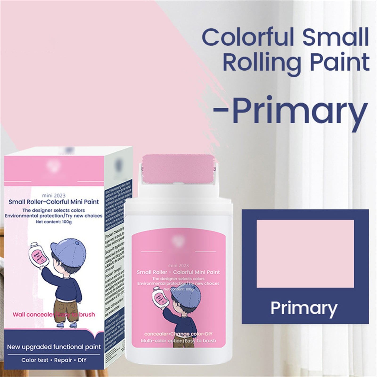 Repair Kit, Plastic Spackle, Small Roller Wall Patching Brush Wall ...