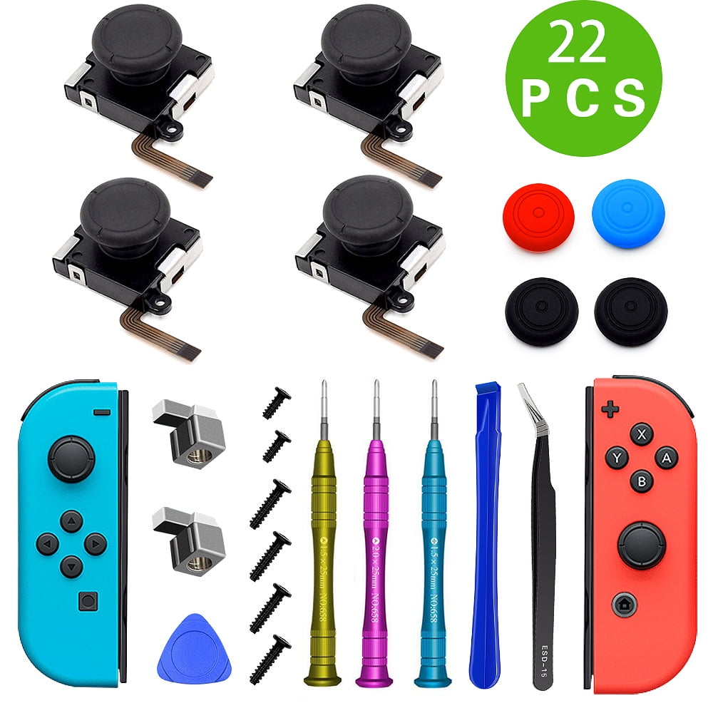 Repair Kit for Nintendo Switch Joy-Con - Fix Stick Drift & More ...