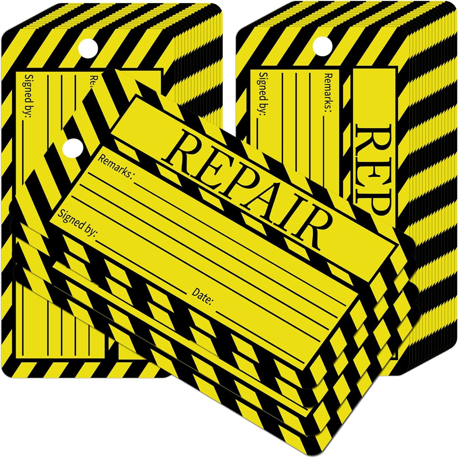 Repair Tags for Equipment Production 2.6x5.3inch Maintenance Required ...