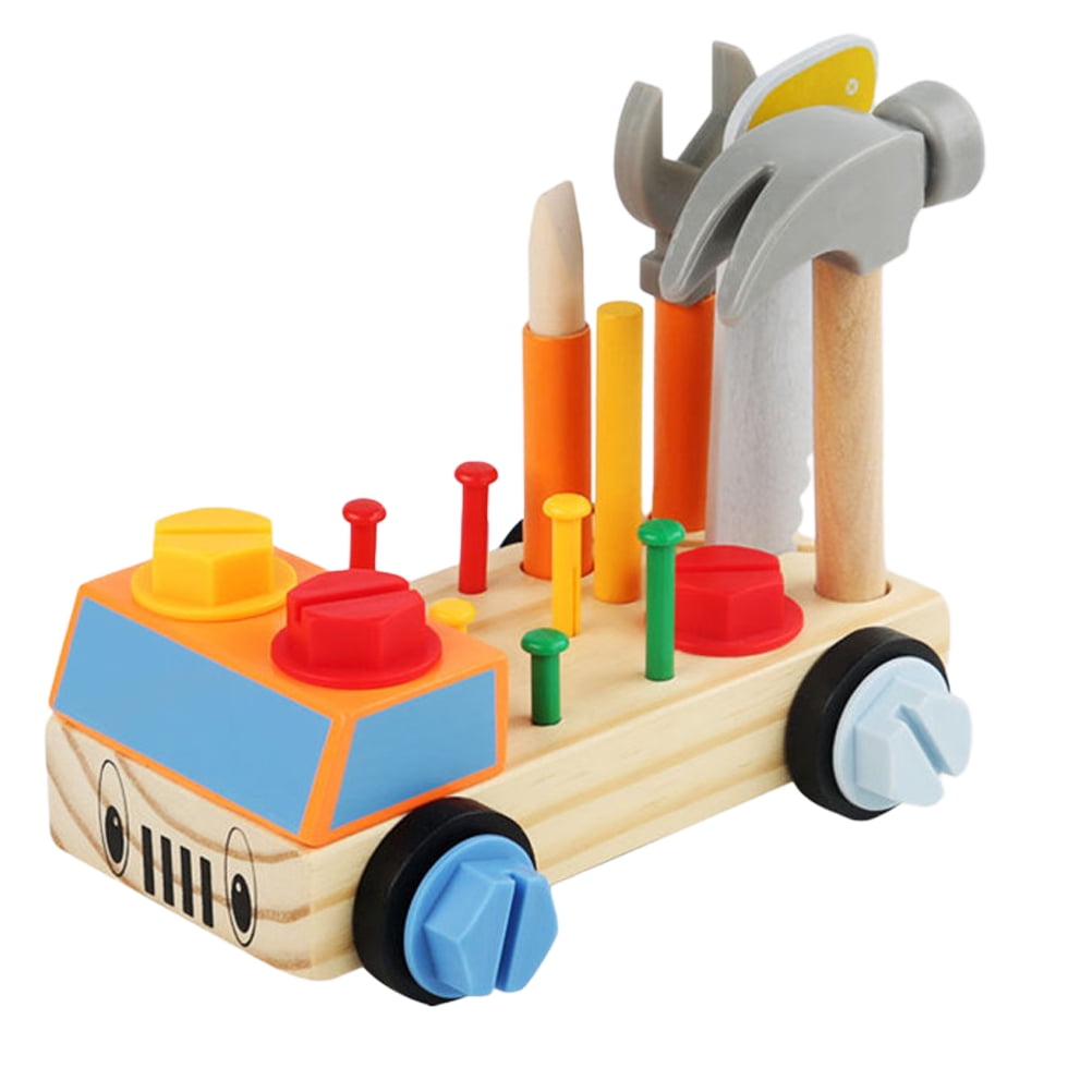 Repair Tool Box Tool Chest Wooden Toys Tool Car Cognition Toy ...
