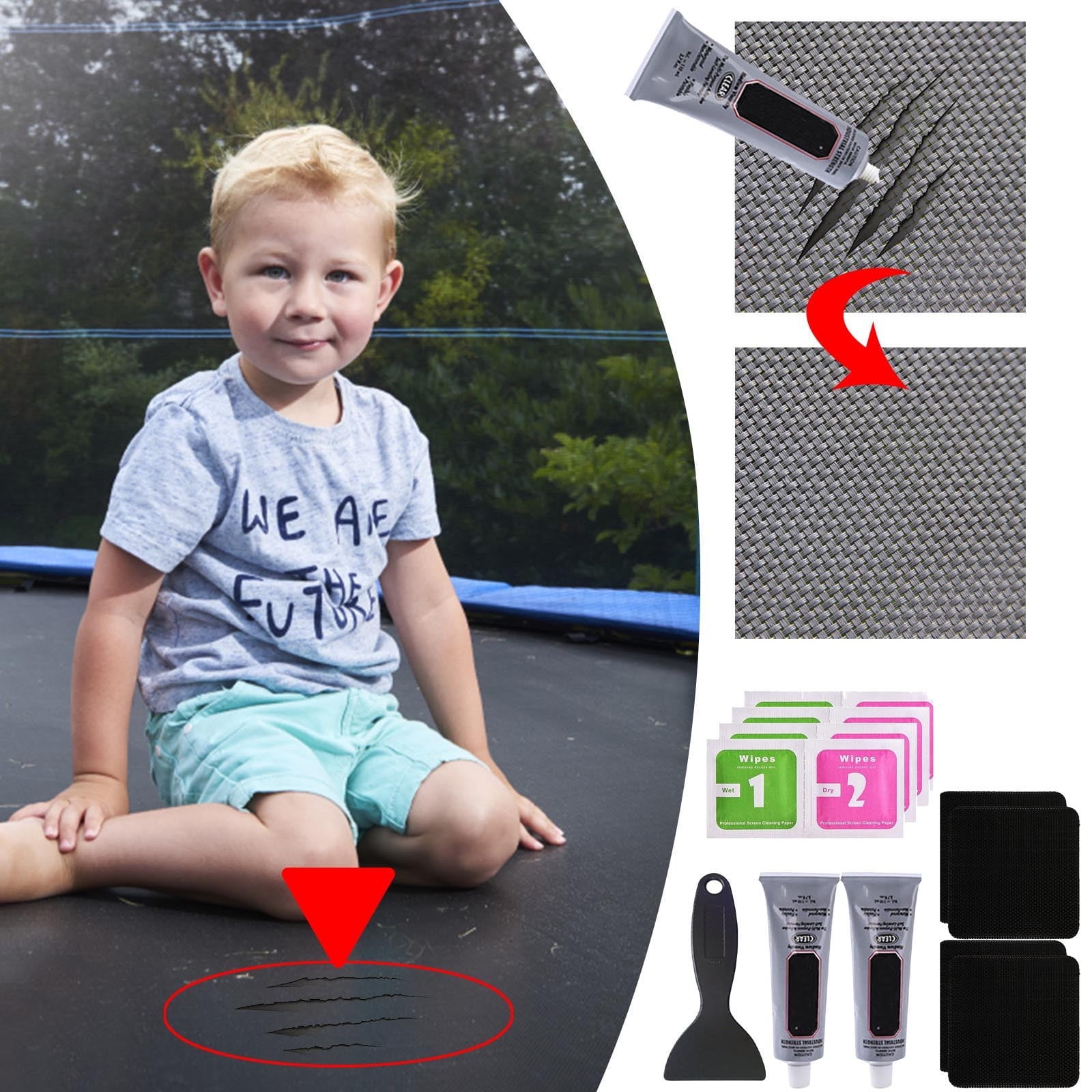 Repair Trampoline Mattress Inflatable Swimming Pool And Bed Accessories ...