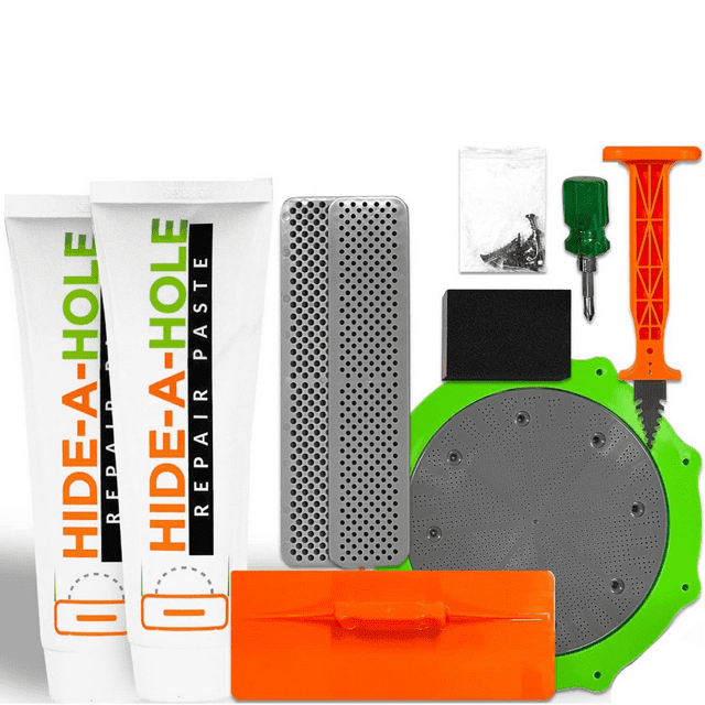 Repair Wall and Drywall Damage Quickly and Easily with Hide-A-Hole Kit ...