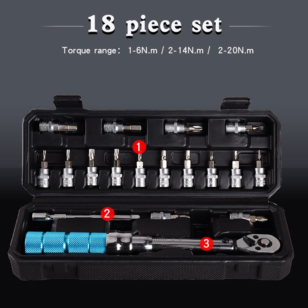 Repairing Tool,Torque Adjustable Precise Bike Car Tool Wrenches 1/4inch ...