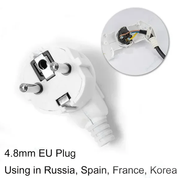 Repalcement EU AC Outlet Spain Korea Rewireable Socket Outlet Male ...