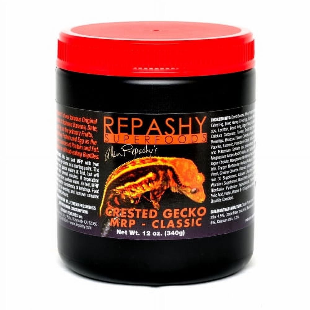 Repashy Crested Gecko Food, Classic Orange, 12 oz Meal Replacement ...