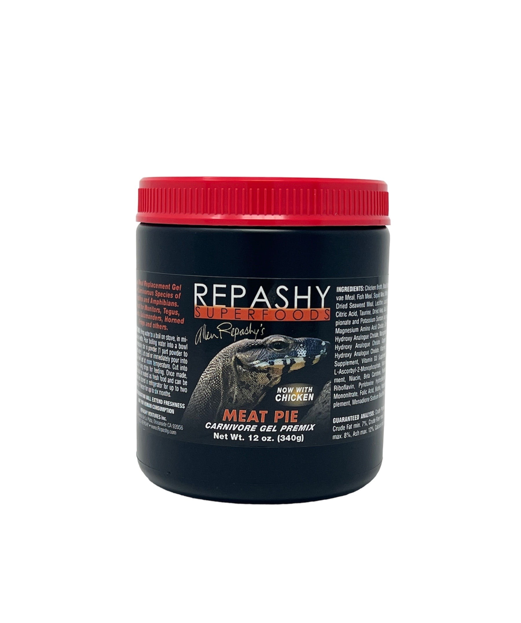 Repashy Meat Pie Reptile With Chicken 12 Oz Jar Reptile and Amphibian ...