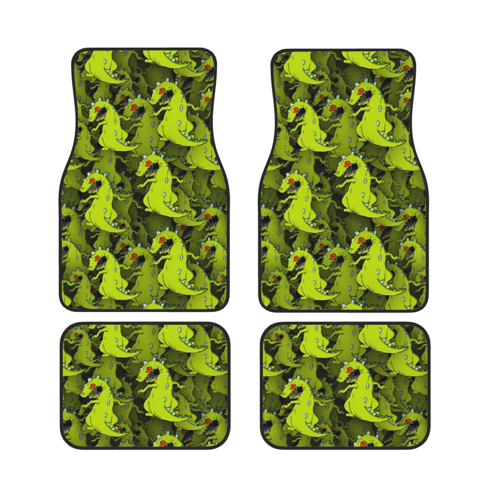 Repater Green Rugrats Car Floor Mat Set 4-Piece Front/Rear Auto Foot ...