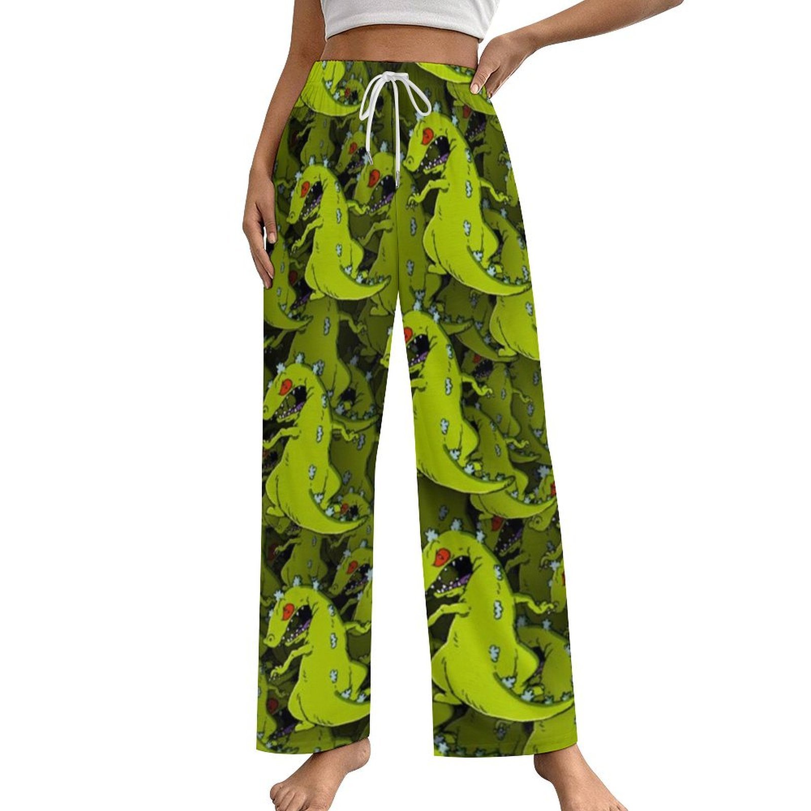 Repater Green Rugrats Women's Pajama Pants Novelty Daily Cozy Lounge ...