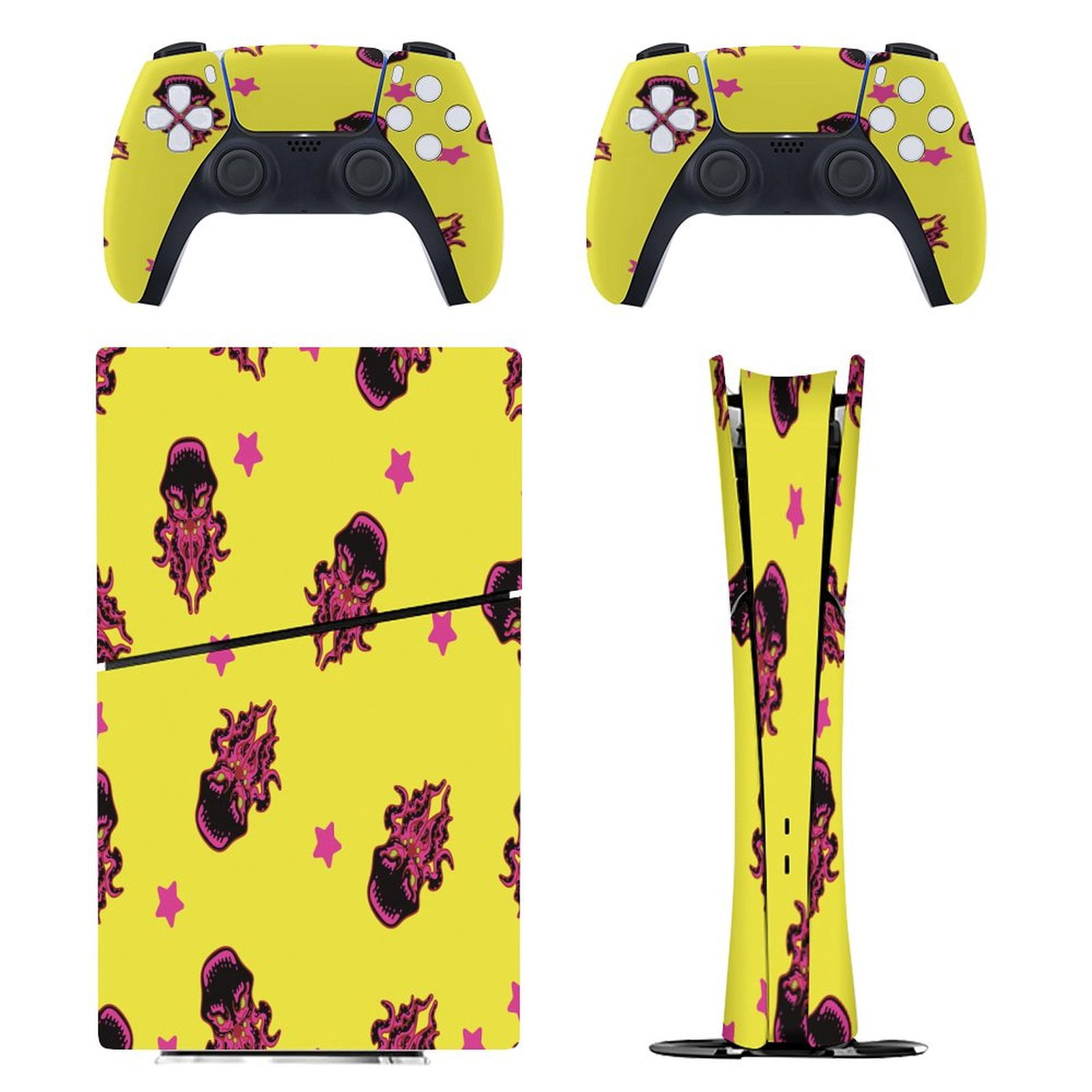 Repeat Pattern - Octopus - Star PS5/PS5 Slim Digital Disc Skin Sticker ...