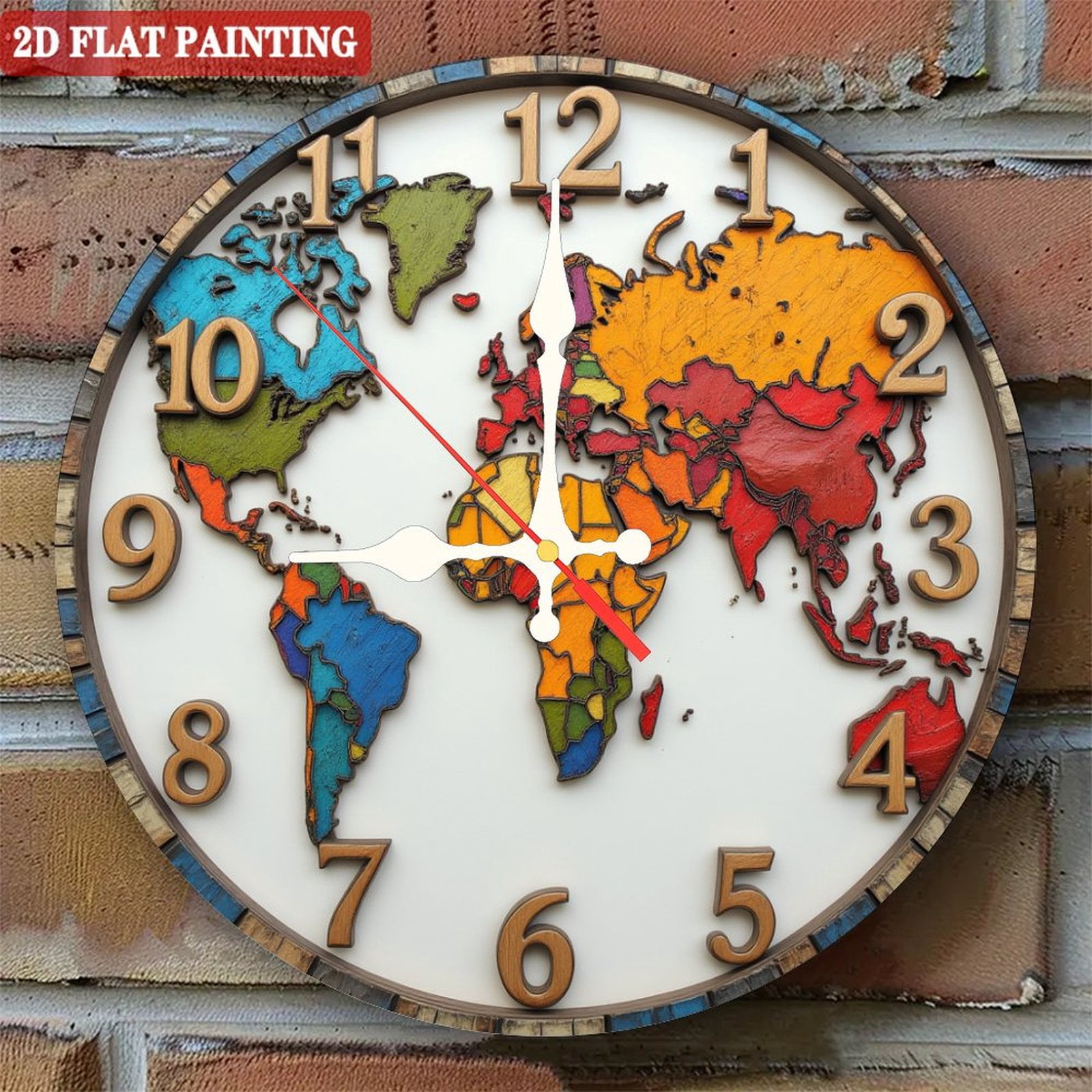 Repeated world map design, reinforcing the global - art travel theme ...