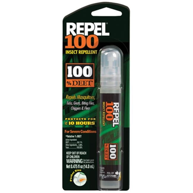 Repel 100% DEET Liquid Mosquitoes Insect & Pest Repellent, 0.475 fl oz ...