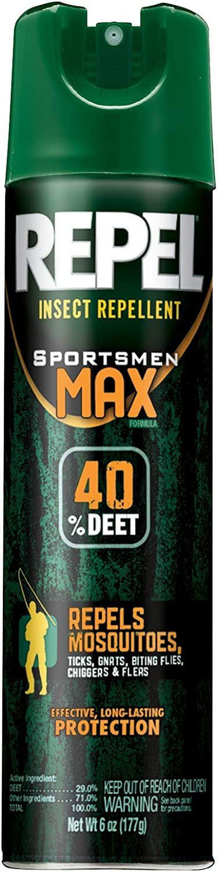 Repel Sportsman Max Insect Repellent Spray - Citrus Scent - 6-1/2 Oz ...
