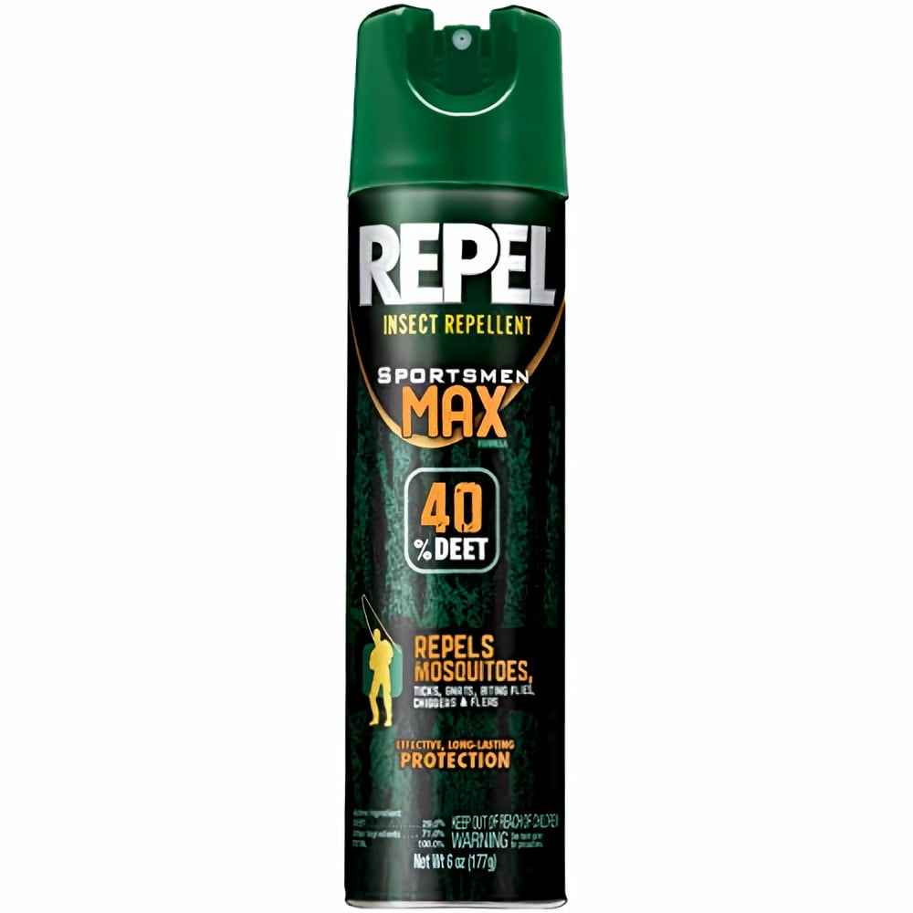 Repel 6-1/2-Ounce Sportsmen Max Formula Insect Repellent Aerosol (Pack ...