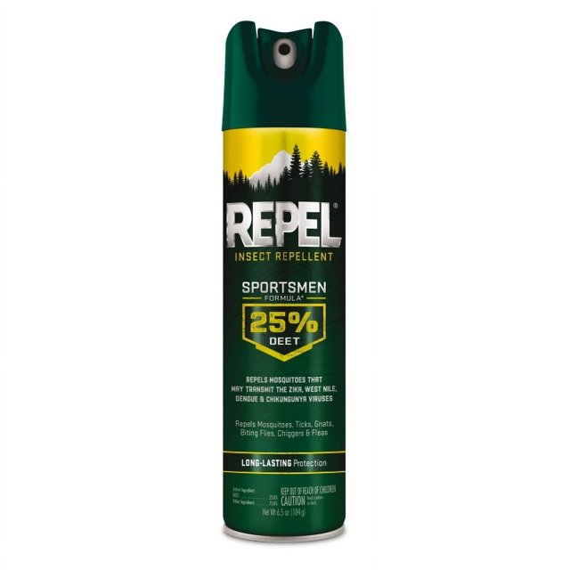 Repel Insect Repellent Sportsmen Formula 25% DEET Aerosol, 6.5-oz ...