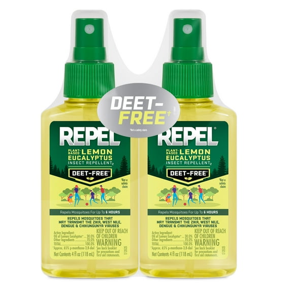 Repel Natural Lemon Eucalyptus Insect Repellent Spray for Outside Home ...