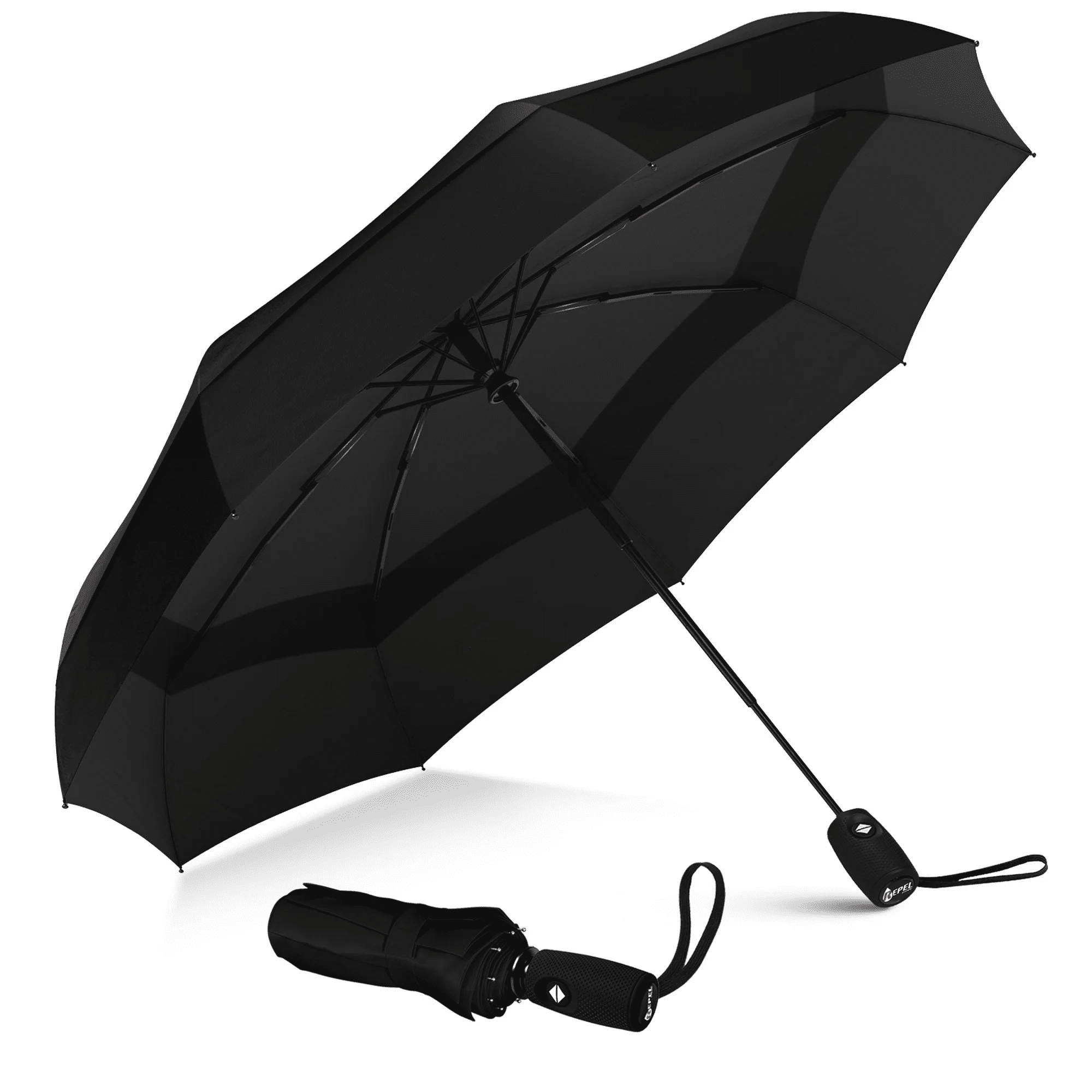 Windproof Travel Umbrellas for Rain - Easy Auto Open Close, Durable ...