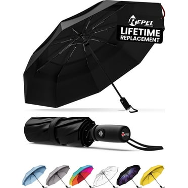 Mr-be-ast 3 Fold Auto Umbrella Compact Travel Umbrella, Mini Windproof ...