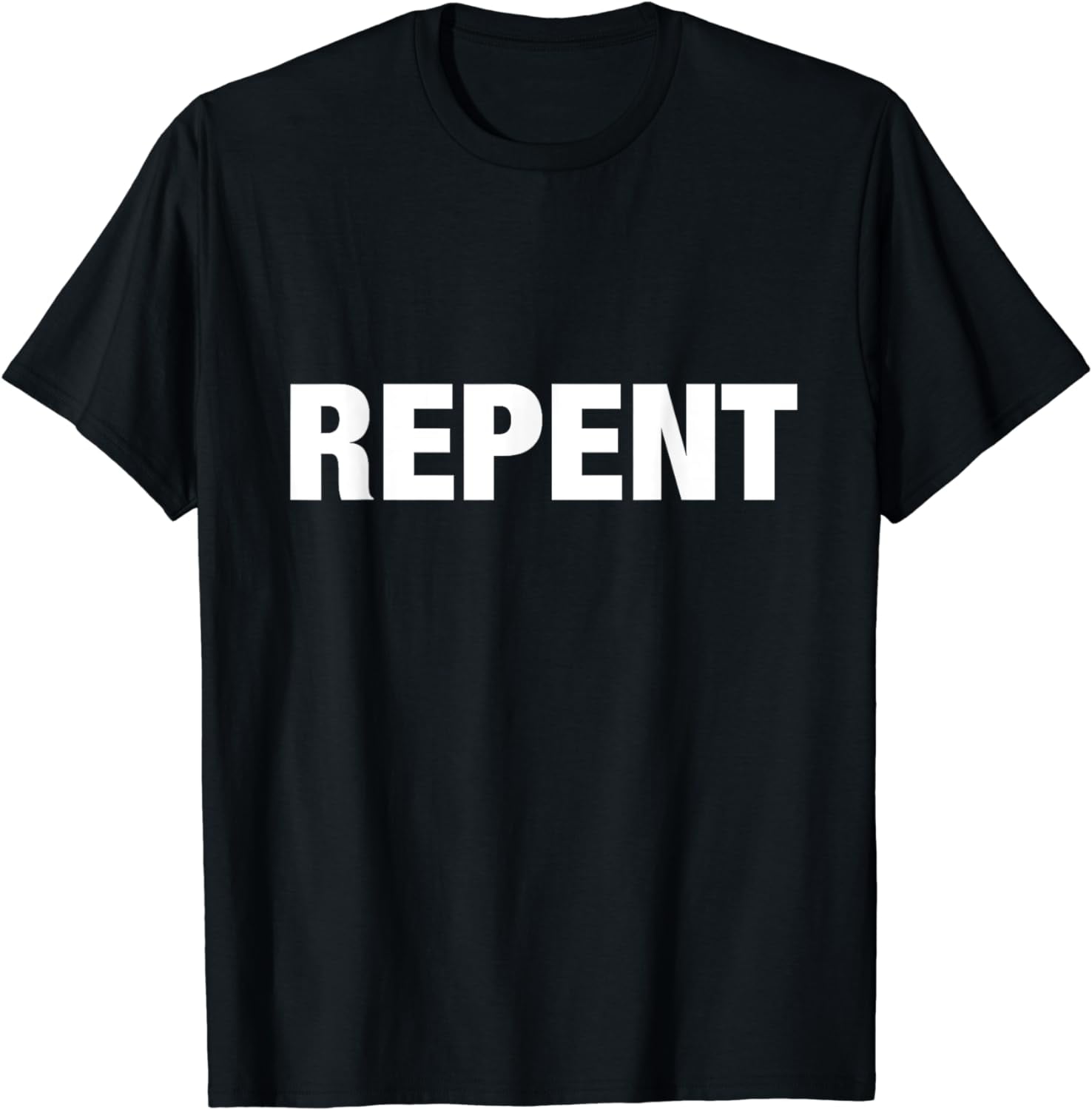 Repent ~ Bold text T-Shirt - Walmart.com