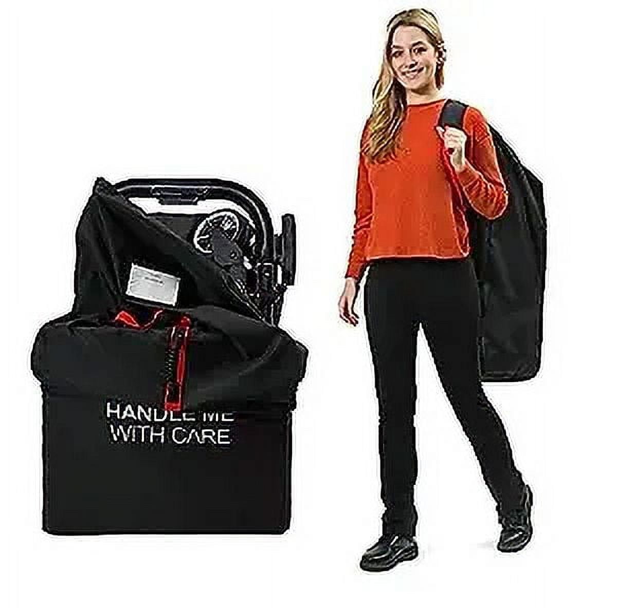 reperkid Large Stroller Bag for Airplane Travel, Black & Red, 47" H x ...
