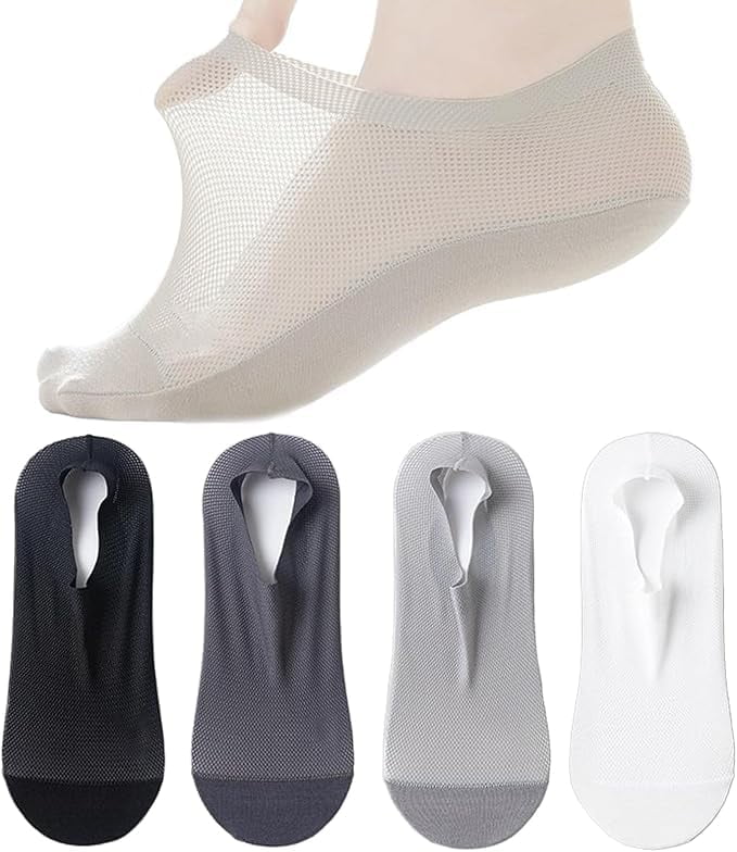 Repertoire Socks, Ultra Thin Liner Socks Non Slip Combed Cotton No Show ...