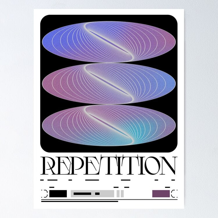 Repetition: The Beauty Of Patterns Poster- Unframed Poster | Wall Art ...