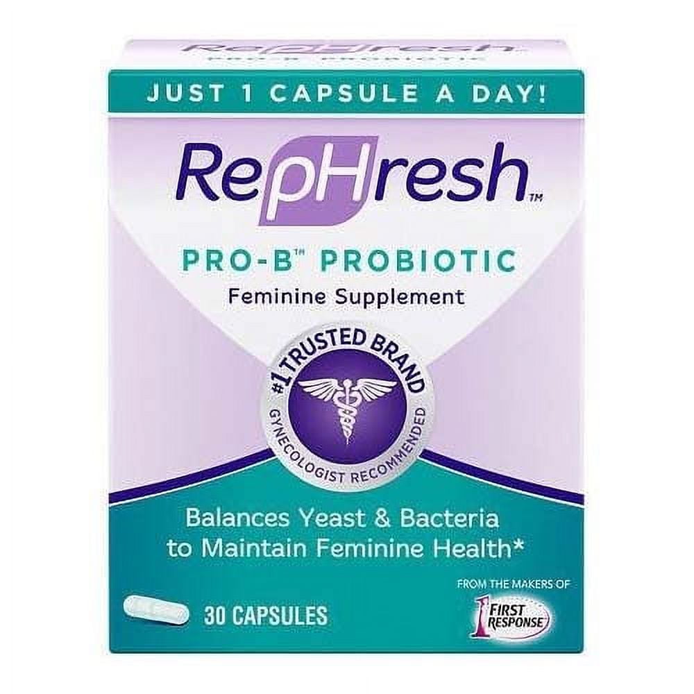 Rephresh Pro-B Probiotic Feminine Supplement Capsules, 30 Ea, 3 Pack ...
