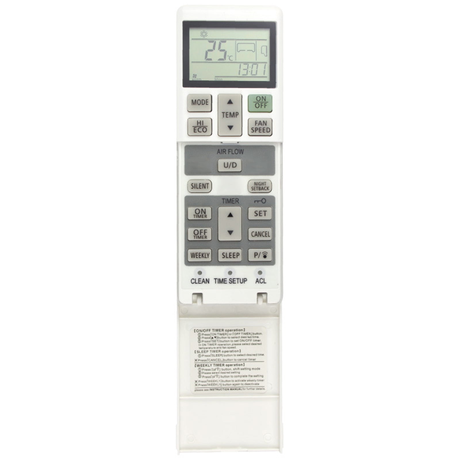 Replace Air Conditioning Remote Control Wide Compatibility Enhances ...