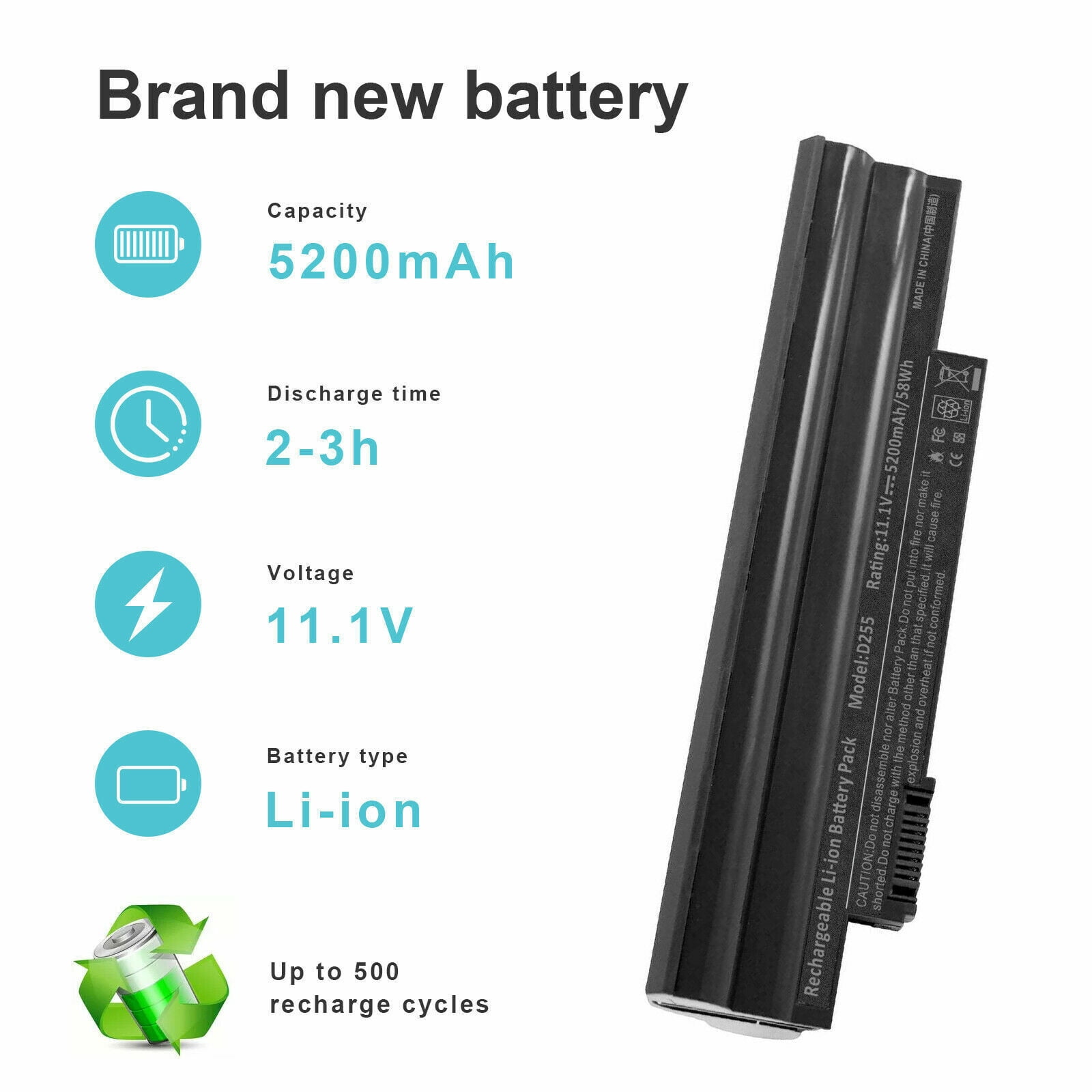 Replace Battery for Acer Aspire one D255 Series - Walmart Business Supplies