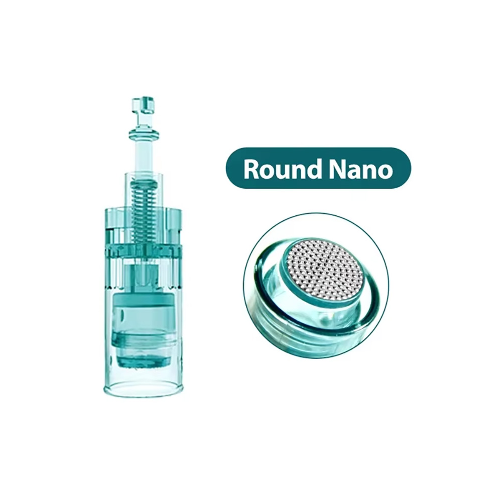 Replace Consumables Round Nano Model Beauty A6S Pen Cartridges, 100pcs ...