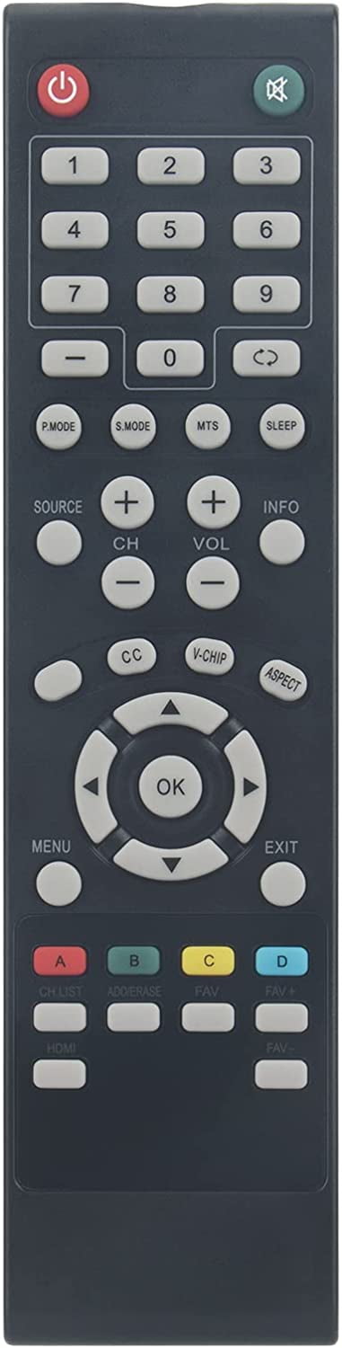 Replace Infrared IR Remote Control Fit for RCA LCD LED TV R0032 RC96 ...