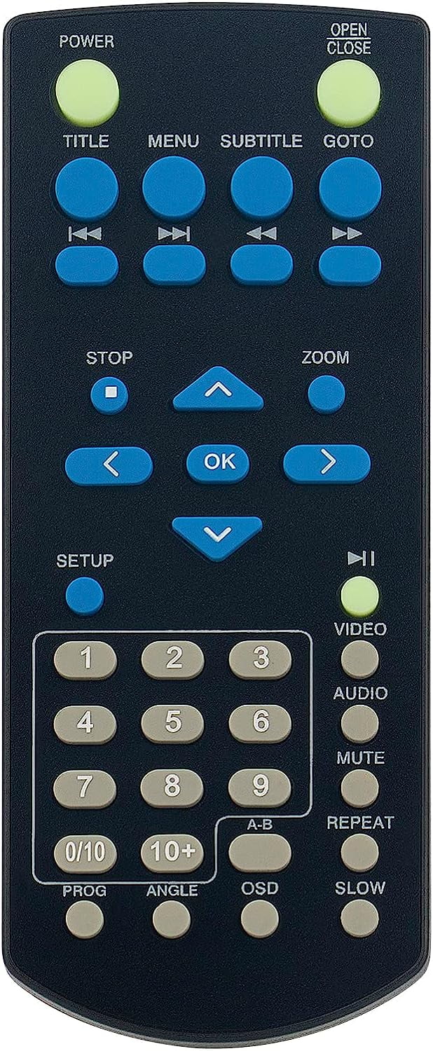 Replace Infrared Remote Control Fit for Capello CVD2216 CVD2216BLK ...