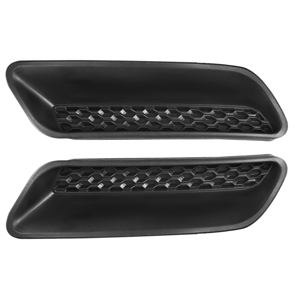 Replace Left and Right Engine Hood Air Vent Outlet Cover Trim Black Fit ...
