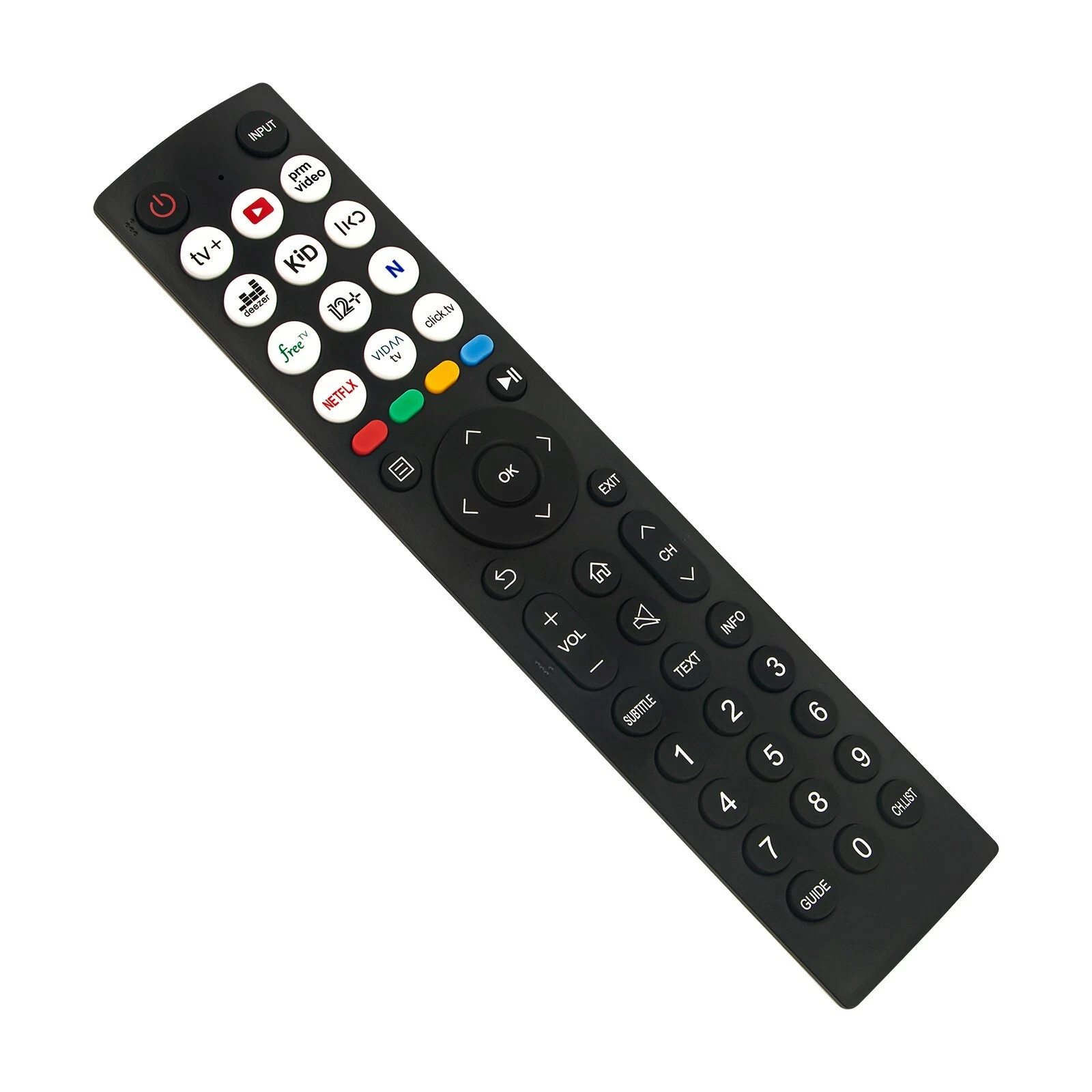 Replace Remote Control for Hisense Vidaa Smart TV 40A4K 32E4KT 40E4KT ...