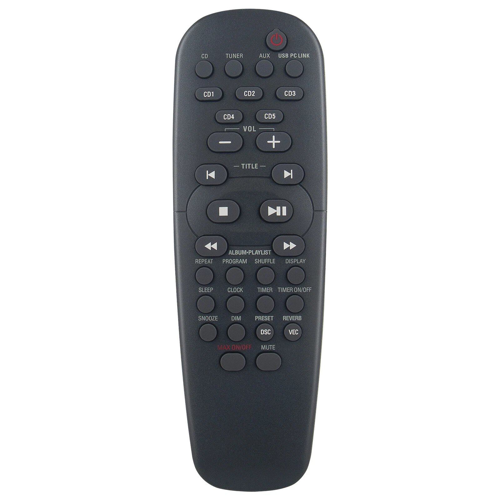 Replace Remote Control for Philips Mini Hi-Fi System MCM530/37B ...