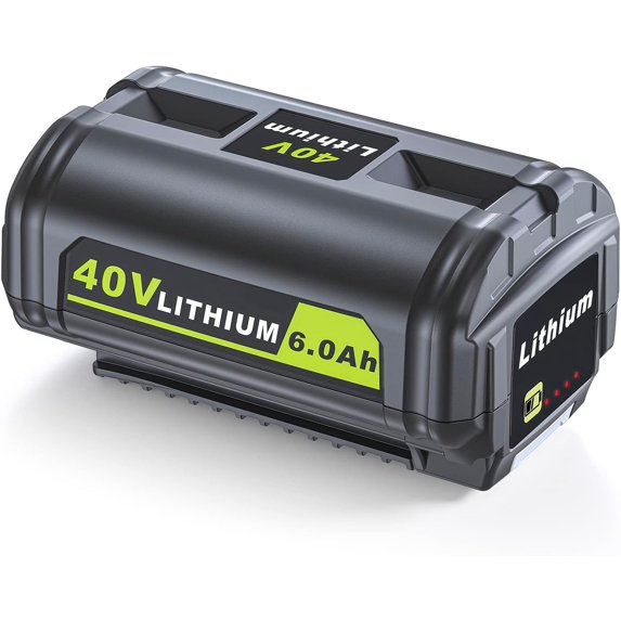 Replace for Ryobi 40V 6.0Ah Battery OP4060 OP4040, Compatible with ...