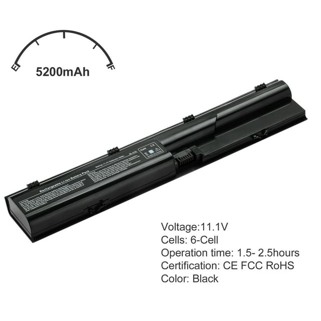 Replace With Spare 633805-001 Battery for HP 4540S 4530S 4440S 4430S ...