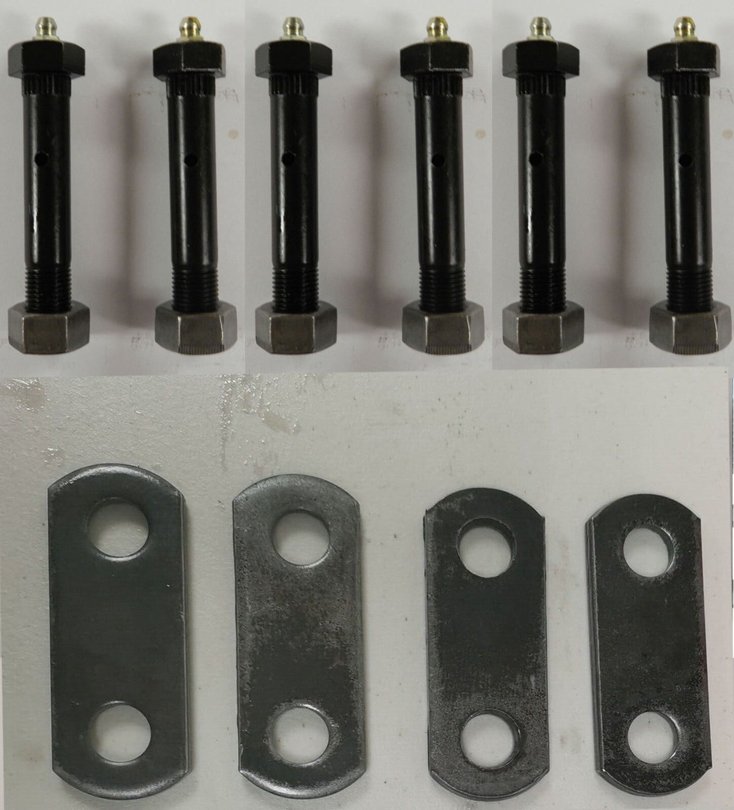 Replace Zerk suspension bolts and shackles for tandem axle leaf spring ...