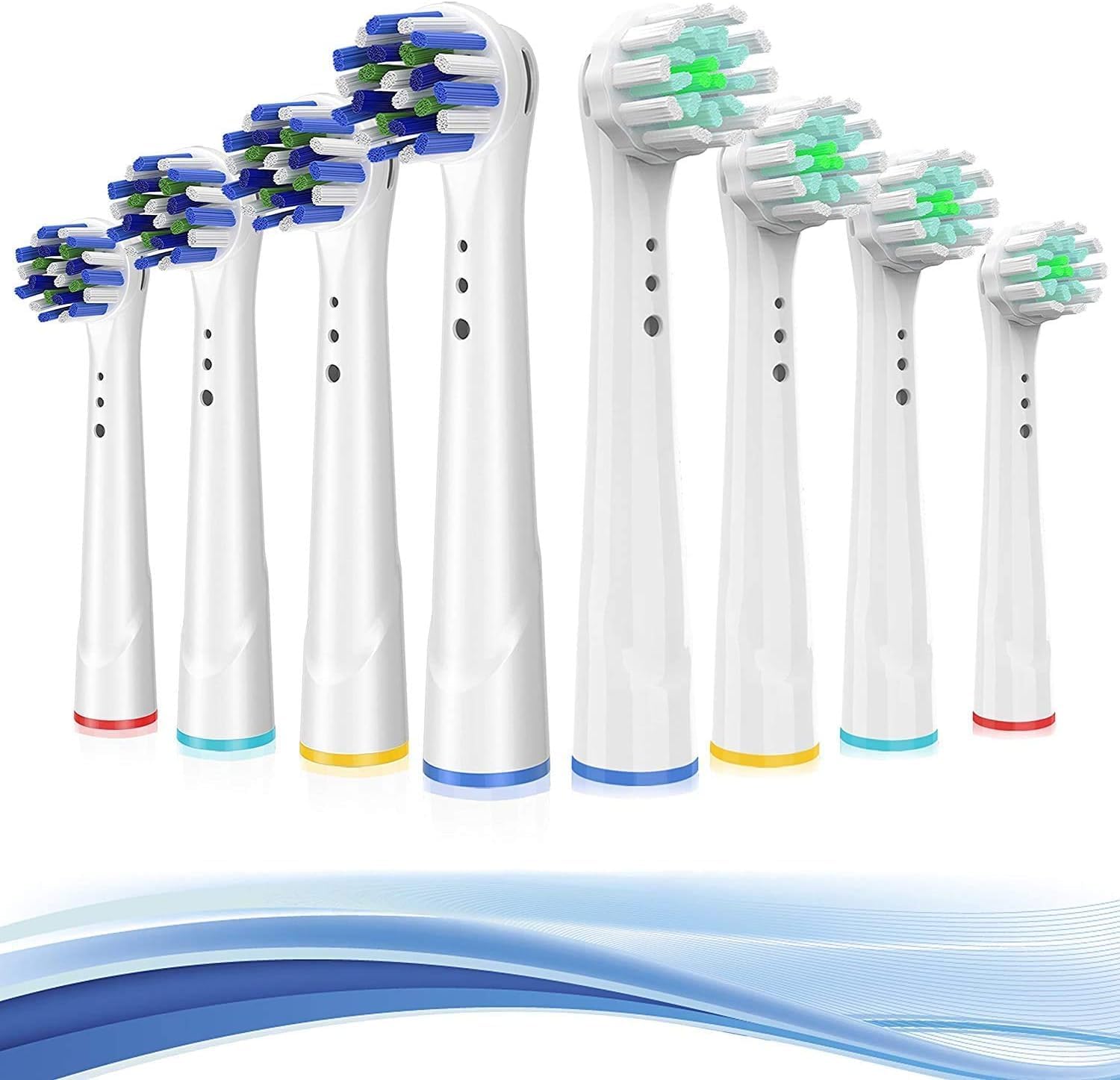 Replace toothbrush head, 8 packs of professional electric toothbrush ...