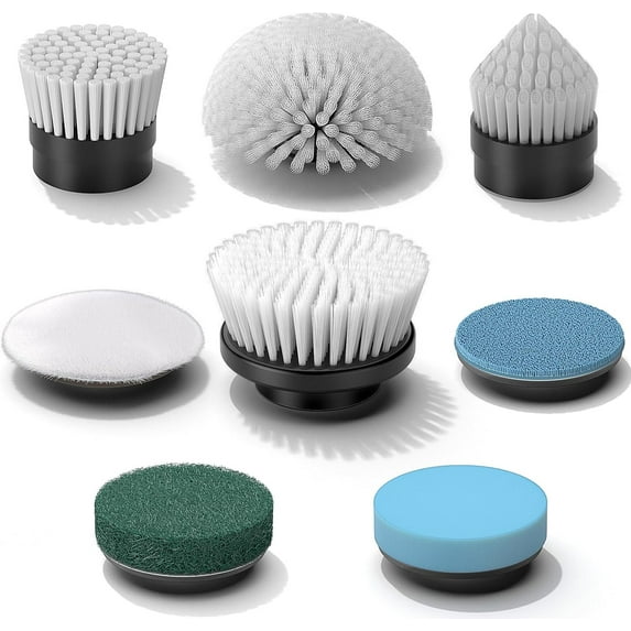 Replaceable Brush Heads Set,8 Pcs Set Suitable for Electric Spin ...