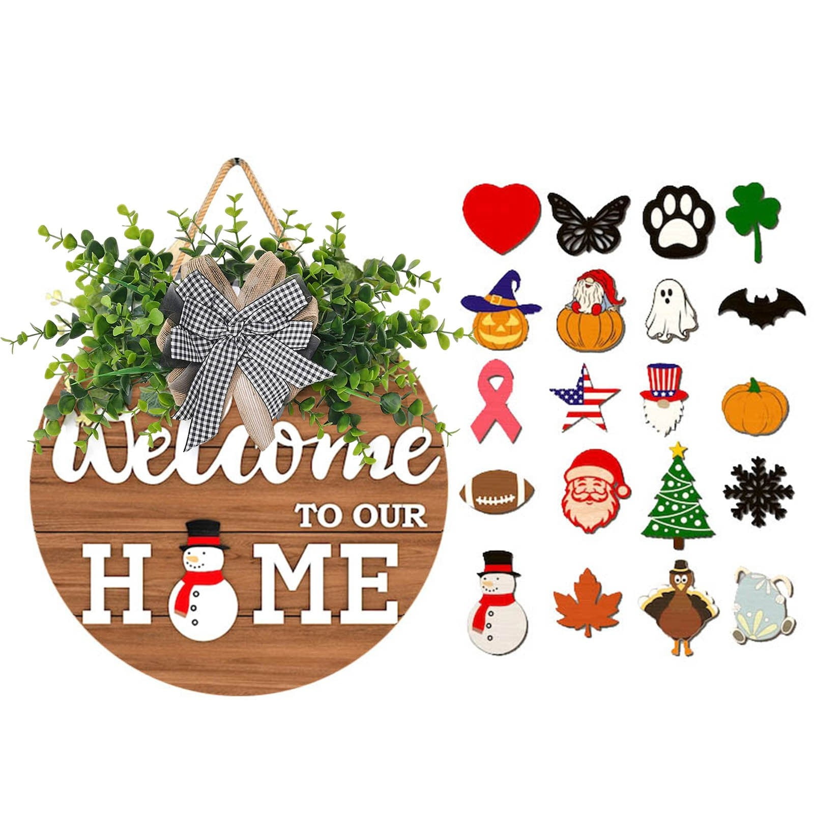 Replaceable Door Sign With 20 Unique Switchable – Customize Your ...