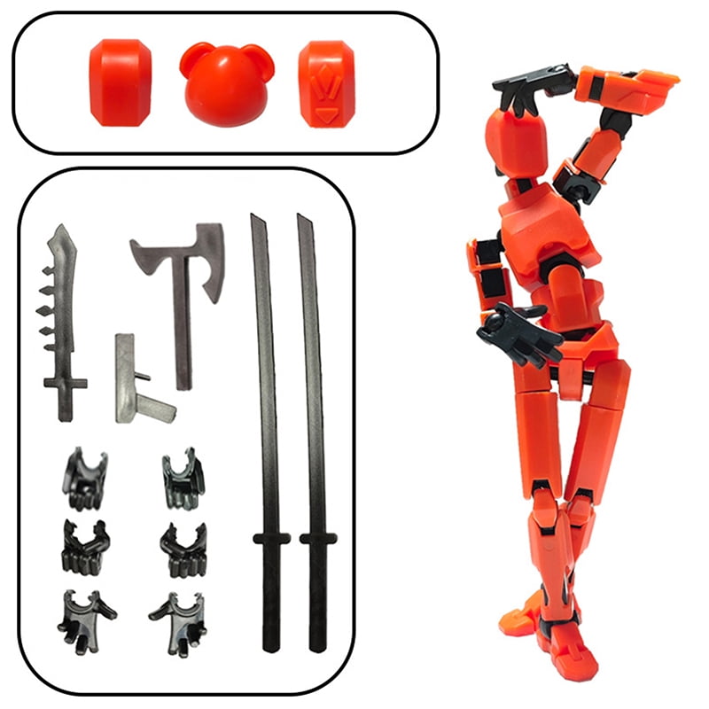 Replaceable Head Multi-Jointed Movable Shapeshift Robot 3D Printed ...