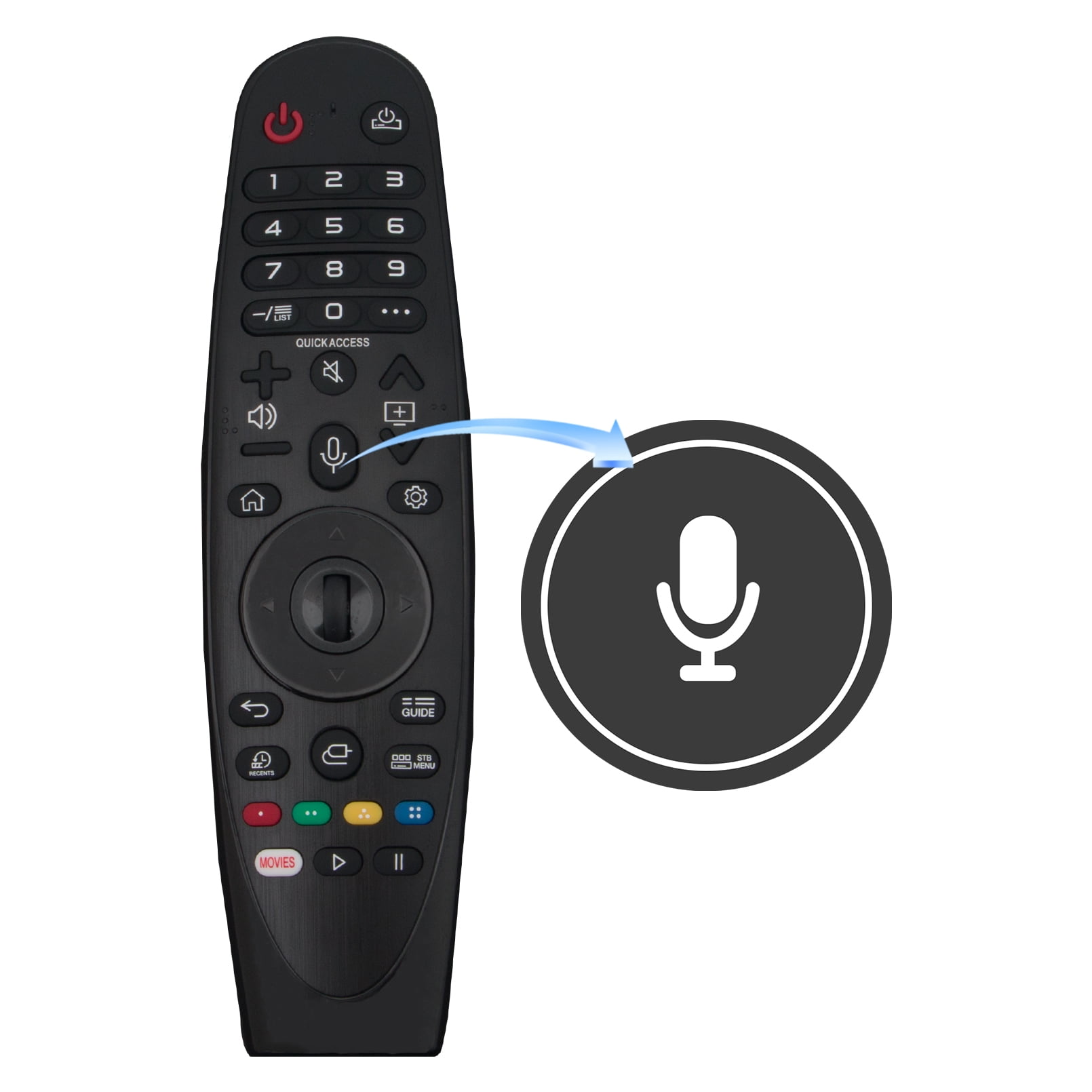Replaced AN-MR19BA Magic Remote Control for 2019 LG Smart TV w/ AI ...