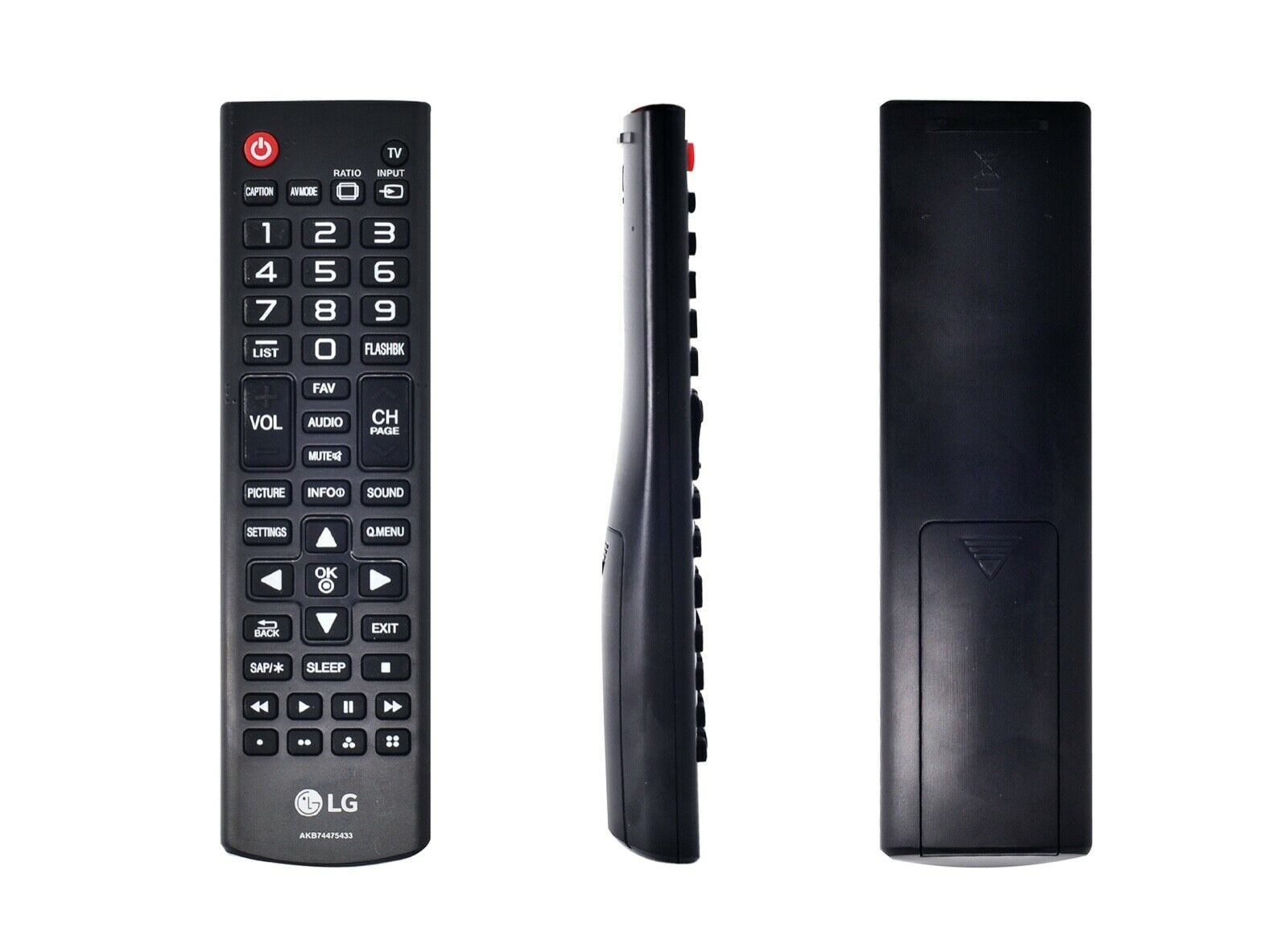 Replaced LG AGF76631028 Remote Control Compatible with LG TVs 43LF5100 47LY340C 49LB5550 ...