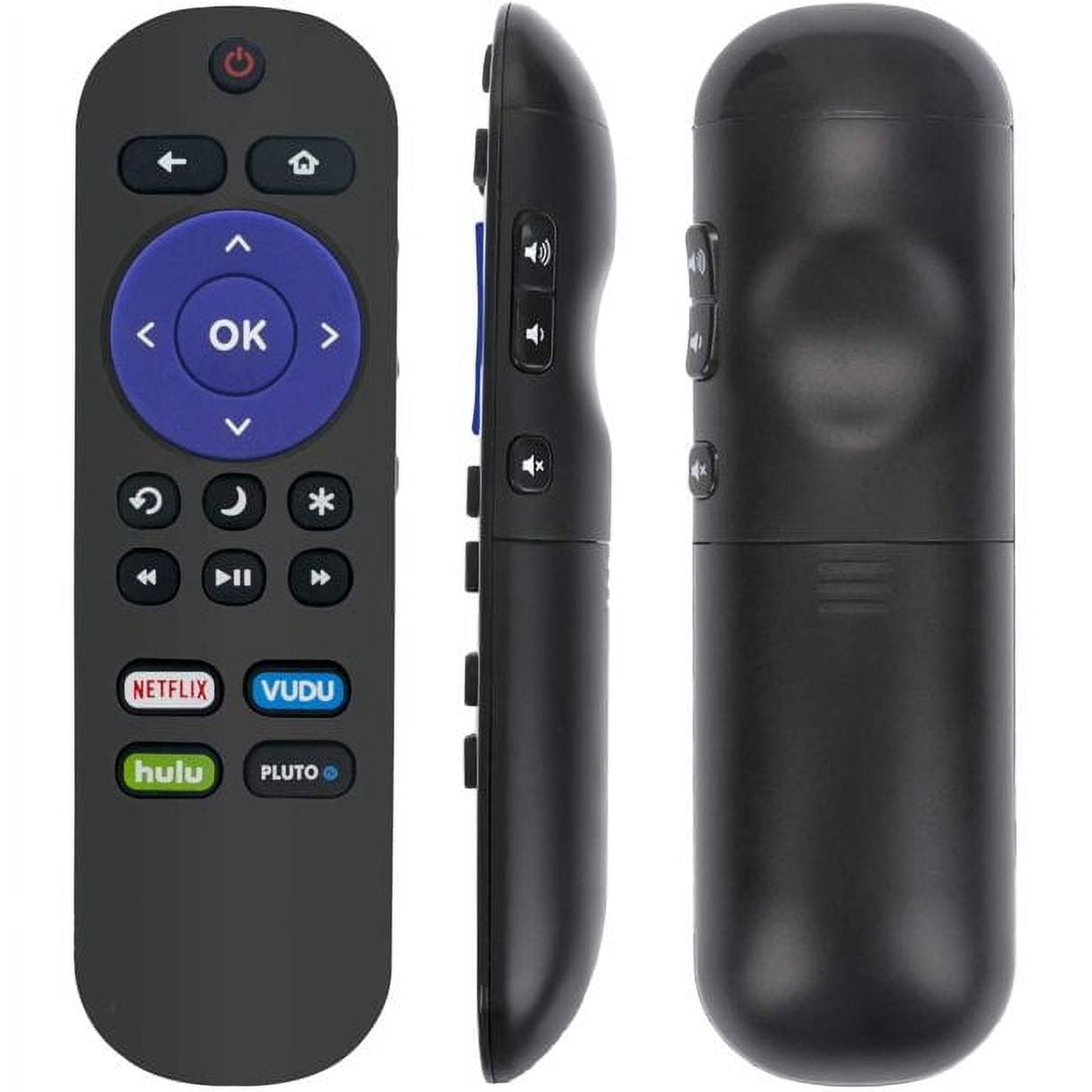 Replaced ONN Roku Remote Control with Netflix Vudu hulu Pluto Channels Keys Compatible with All ...