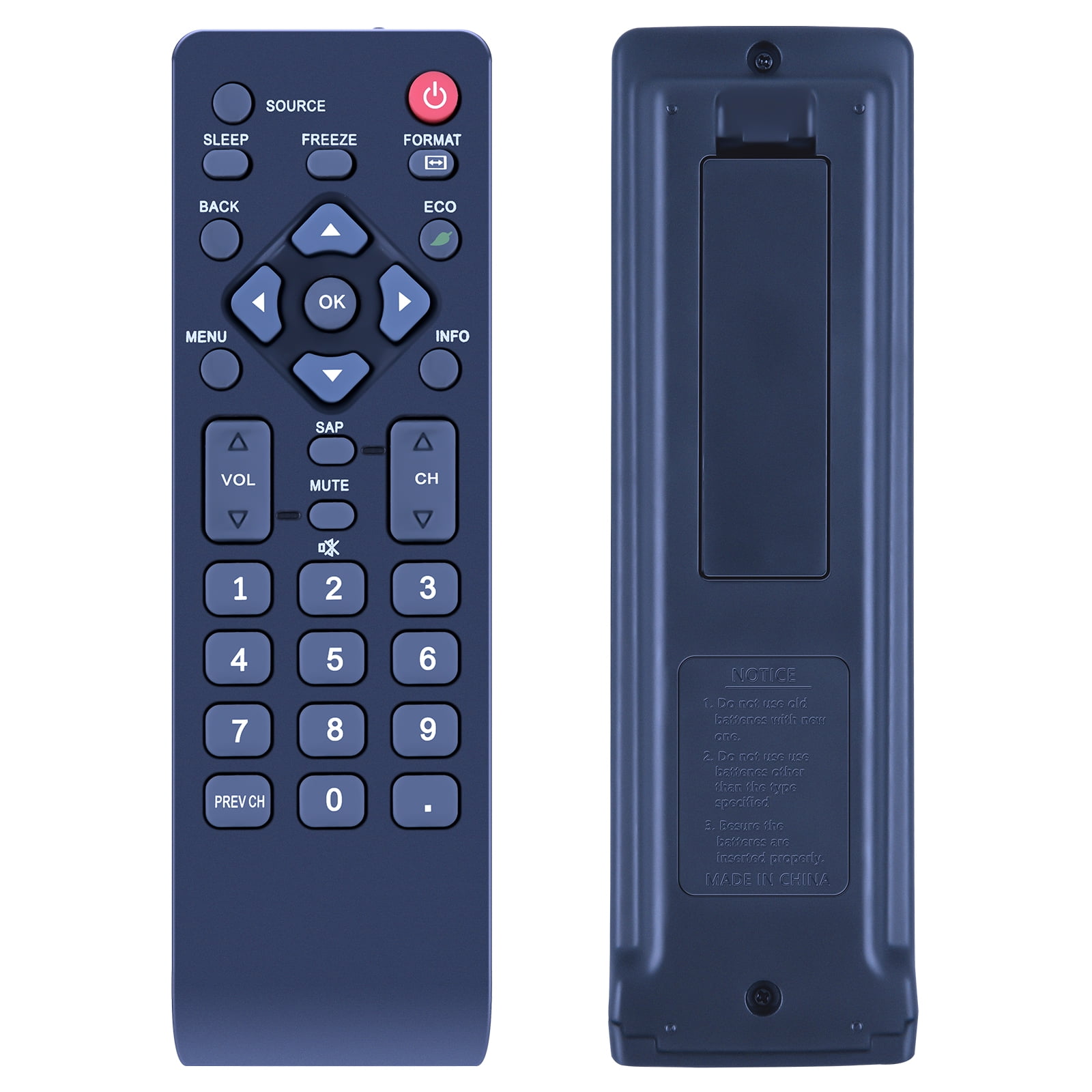 Replaced Remote Control Compatible for Emerson TV NH001UD LC190EM1 ...