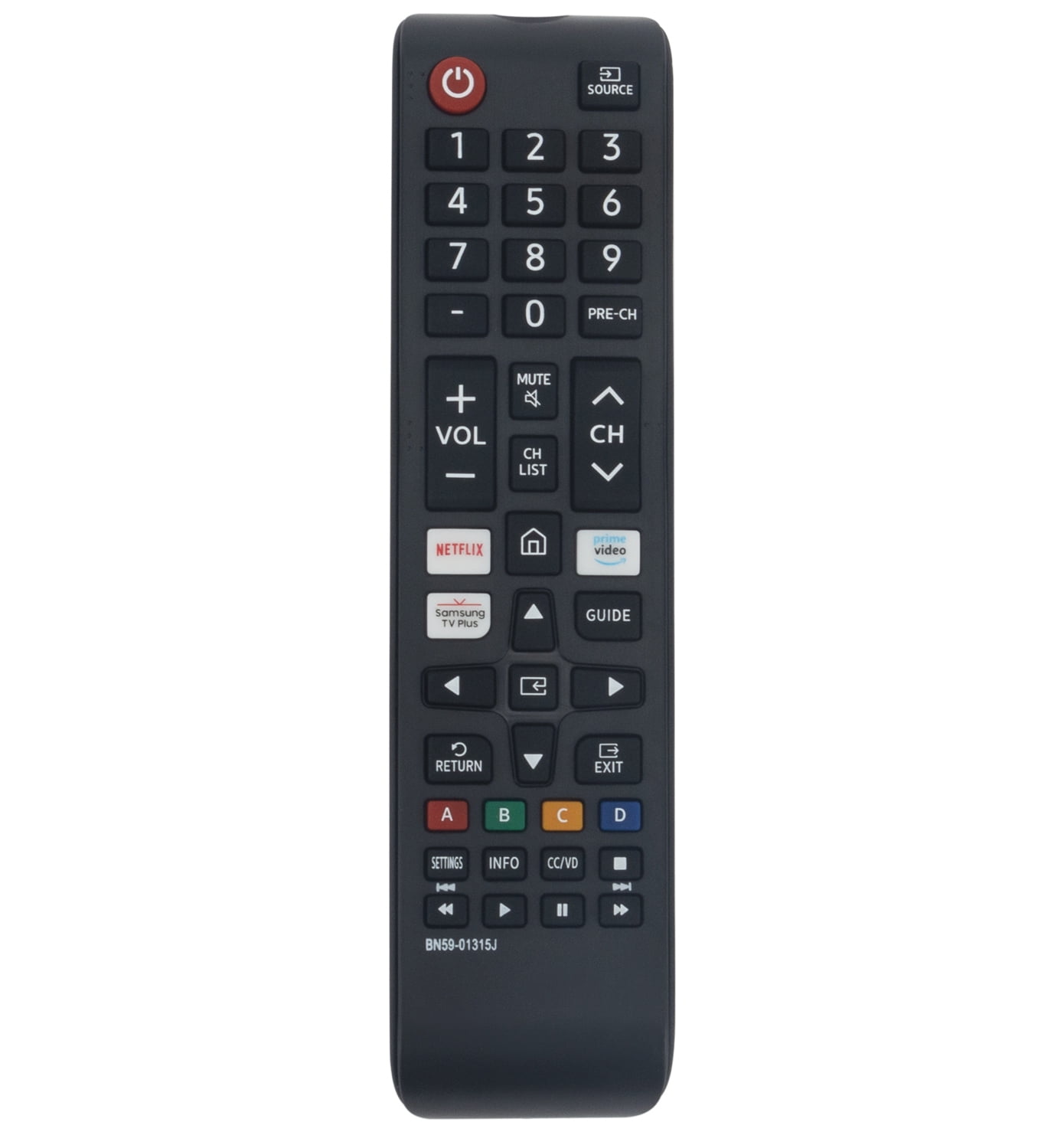 Replaced Remote Fit for Samsung Smart TV UN65TU7000FXZC UN65TU700DF ...