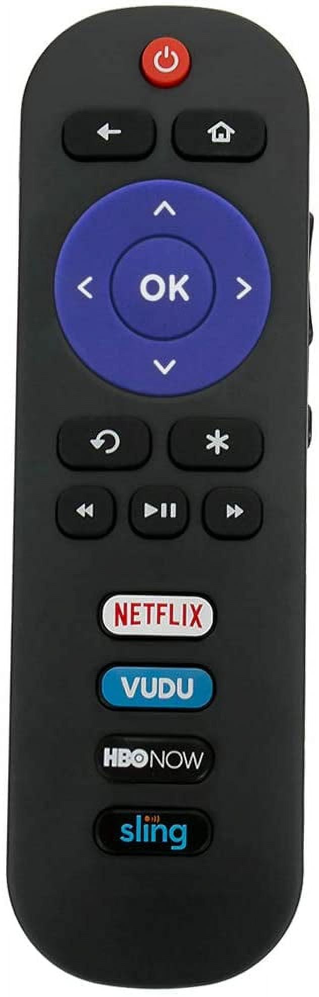 Replaced Remote RC280 with Netflix HBO Sling Key for TCL Roku TV fit ...