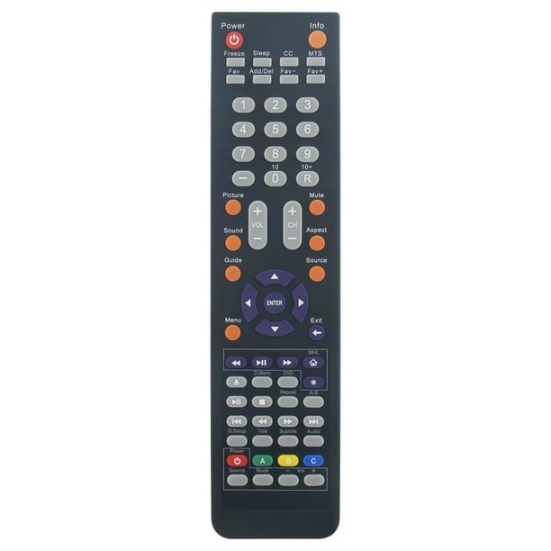 Replaced remote control for SCEPTRE 322BVHDR - Walmart Business Supplies