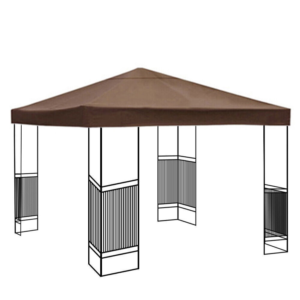 Replacement 10' X 10' Gazebo Canopy Top Patio Pavilion Cover Single ...